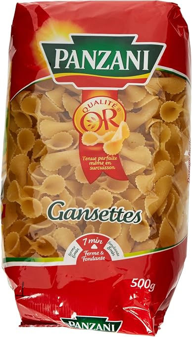 Panzani Pâtes Gansette 500 g - Lot de 6: Amazon.fr: Epicerie
