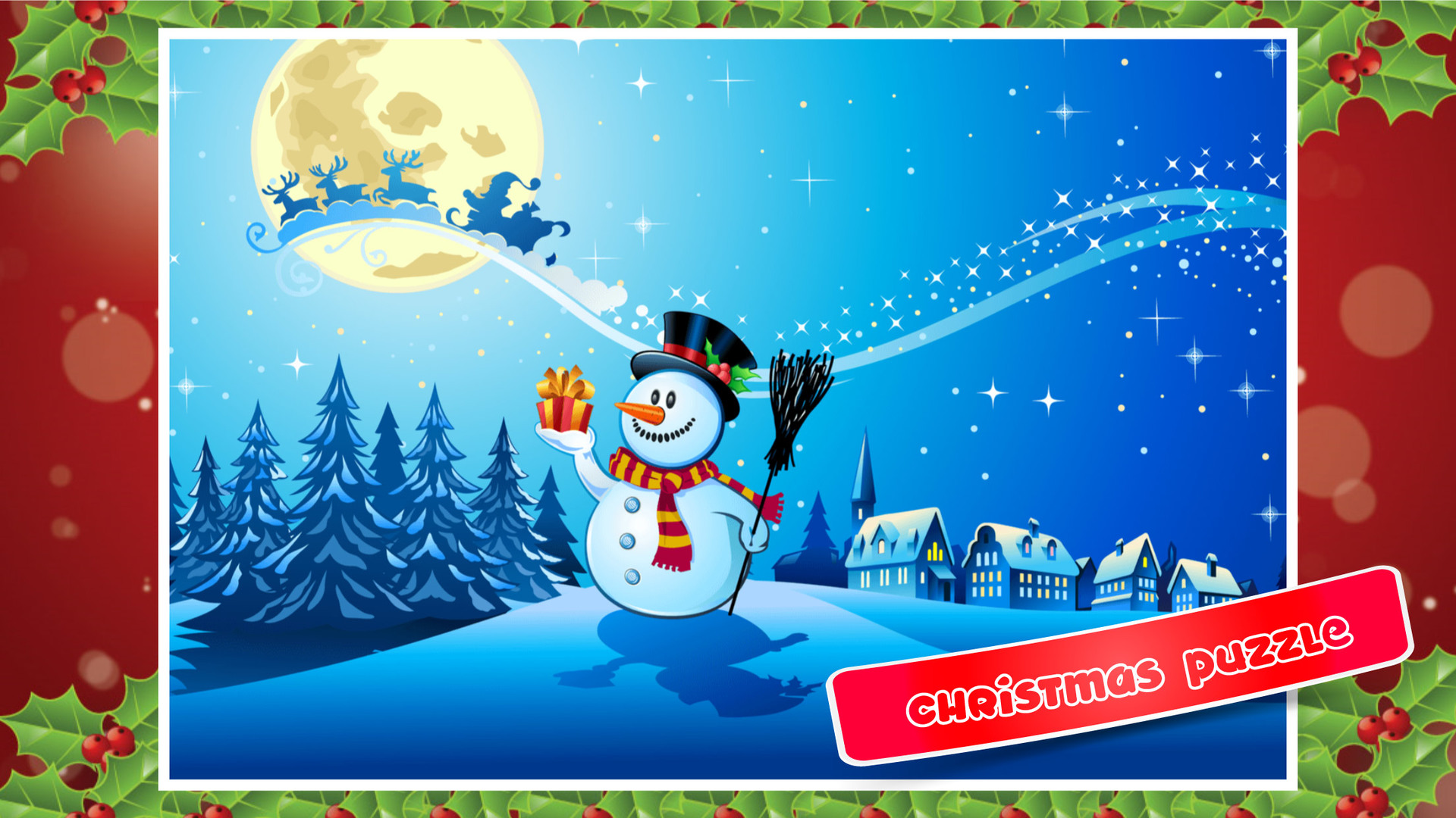 Amazon.com: Fun Christmas Wonderland Puzzle Game - A Christmas jigsaw ...