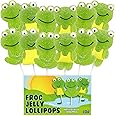 Amazon.com : Sweetzo Green Apple Frog Jelly Lollipops, Individually ...