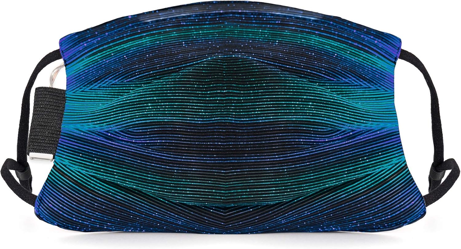 Amazon.com: Glowing LED Face Mask: Fiber Optic Multicolor Glow Mask ...