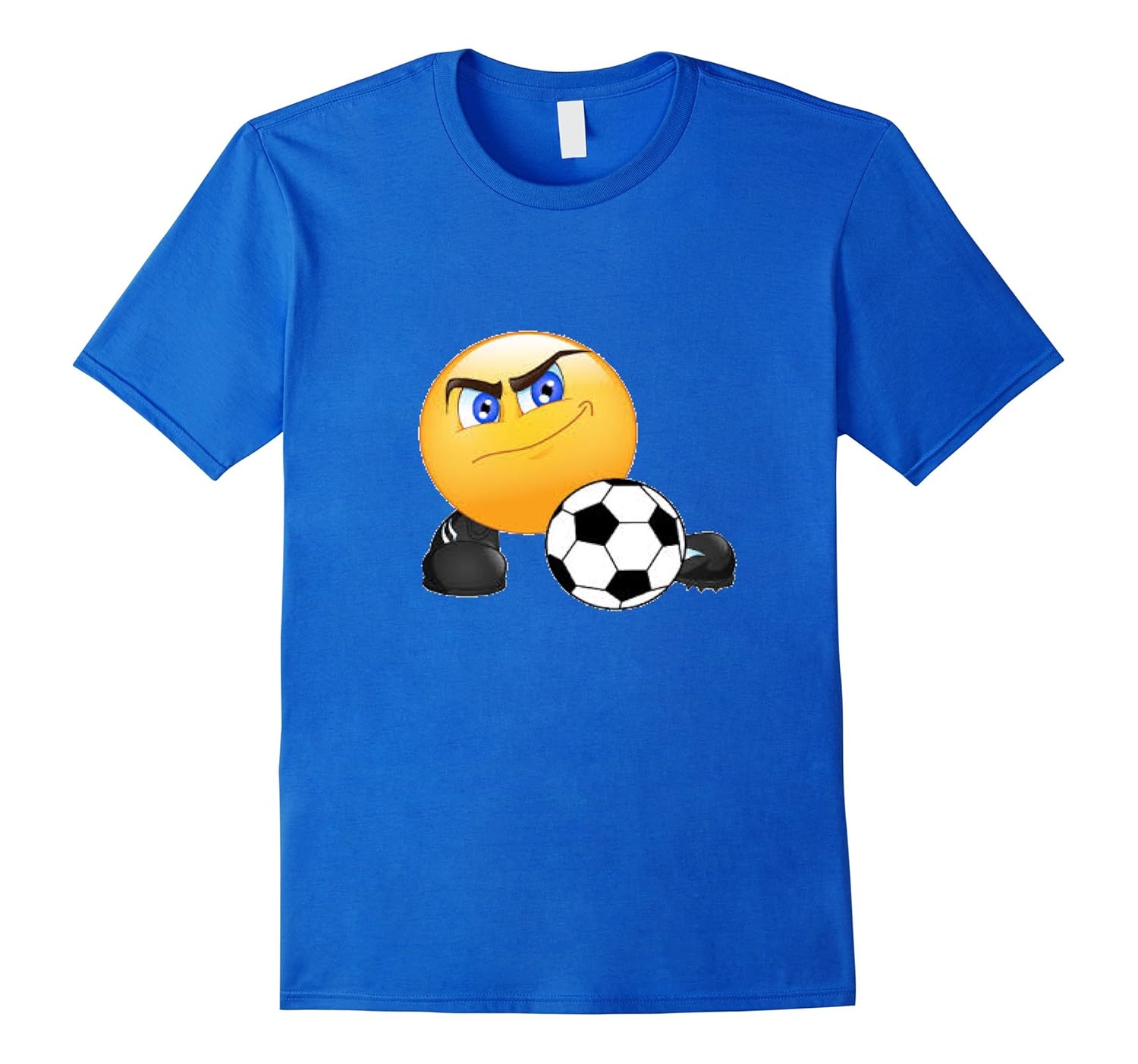Soccer Playing Smile Emoji T-Shirt-Art – Artvinatee