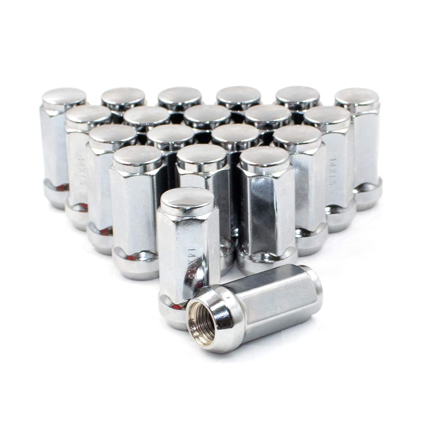Amazon.com: 14x1.5 Closed End Bulge Acorn Lug Nuts Set - Cone Seat ...