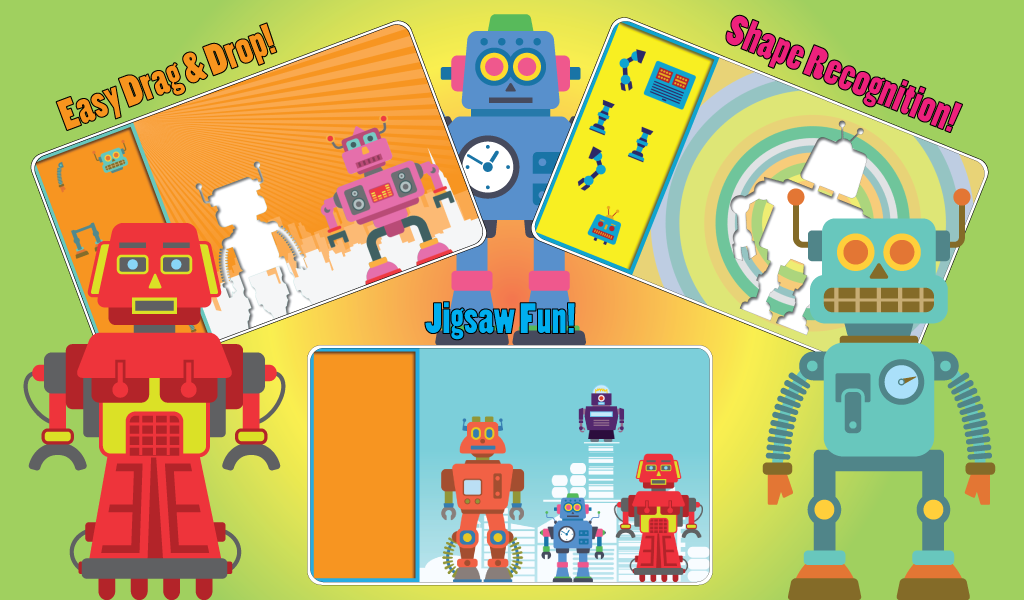 Amazon.com: Robot Puzzle for Toddlers (Kindle Tablet Edition): Appstore ...