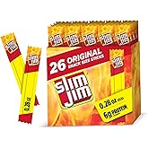 Amazon.com: Slim Jim Smoked Meat Sticks, Mild Flavor, 6g Protein Per ...