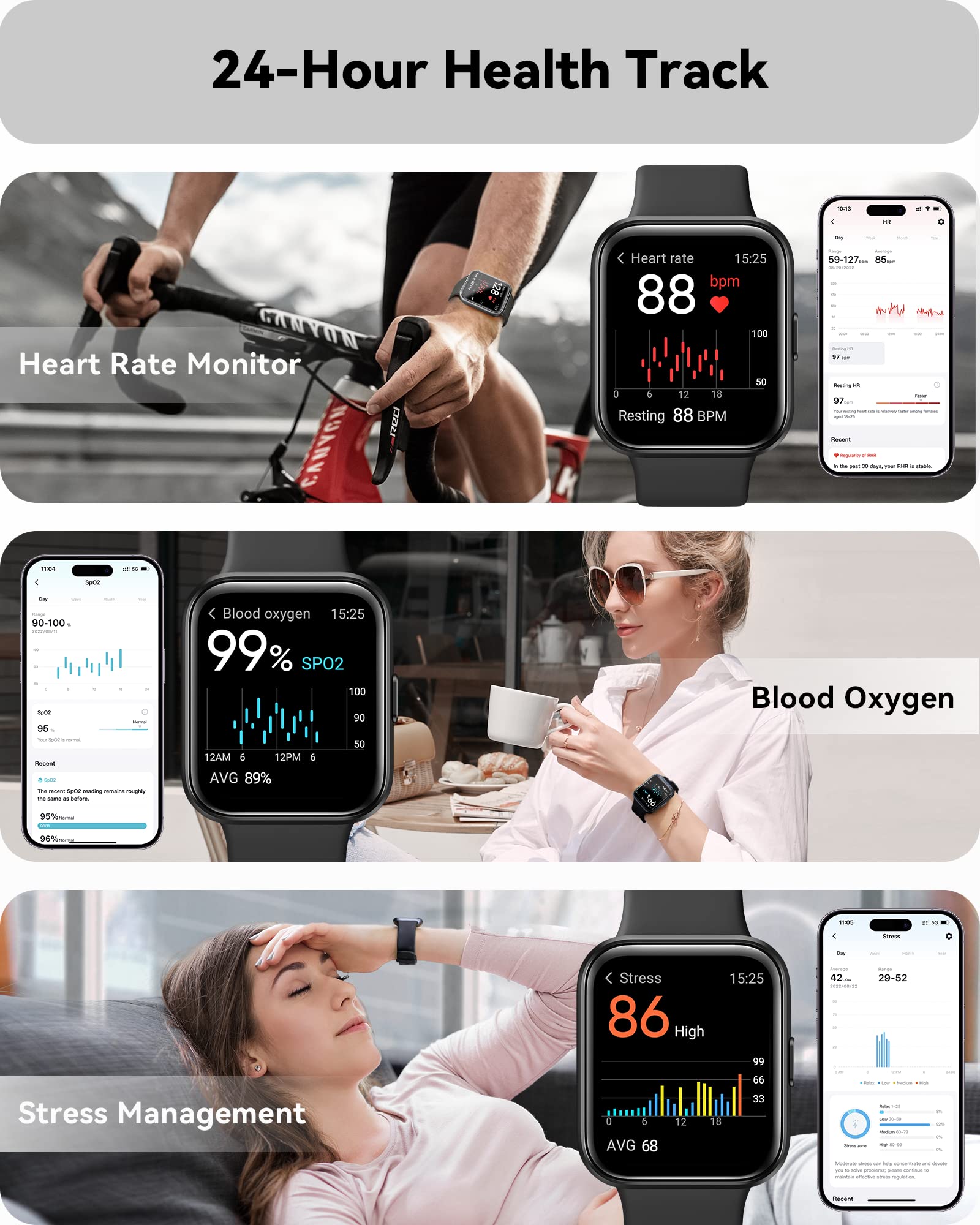 Mua ENOMIR Smart Watch for Men Women(Answer/Make Call), Alexa Built-in ...