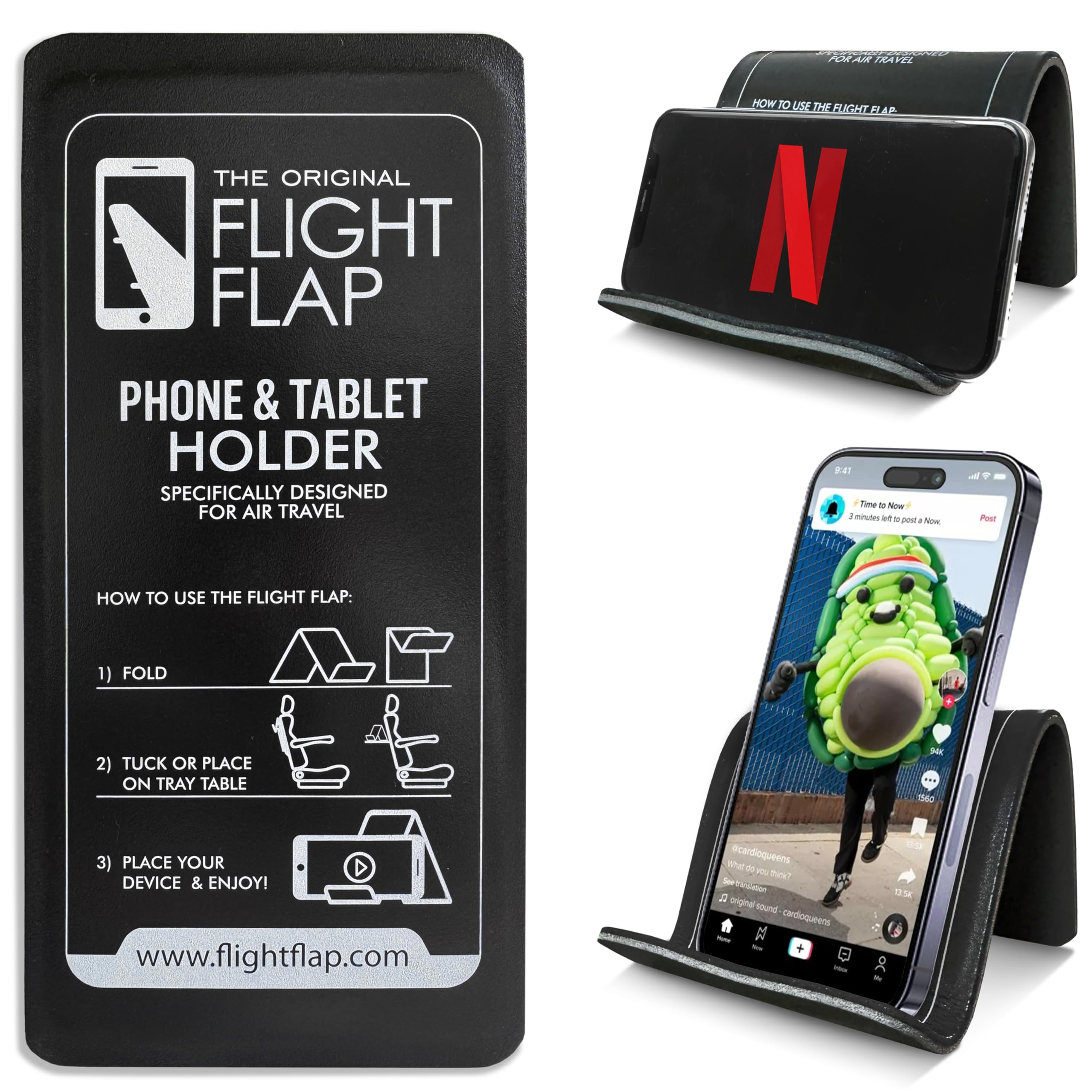 Flight Flap Airplane Phone Holder, Flexible Cell Phone Holder, Folding ...