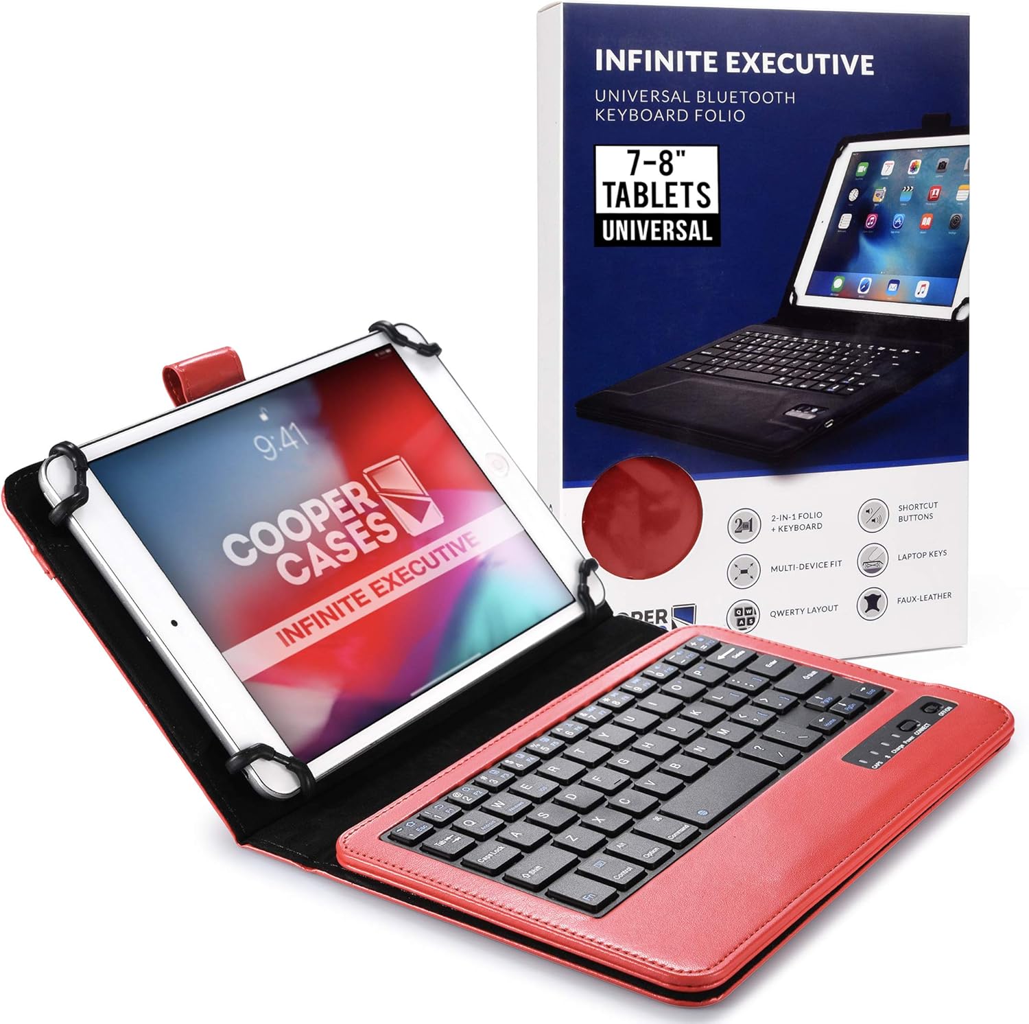 Cooper Infinite Executive Keyboard Case for 7-8 inch Tablets ...