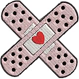 Amazon.com: U-Sky Sew or Iron on Patches, 3pcs Cute Band Aid Patch for ...