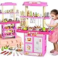 Amazon.com: JUKUDAHU Pretend Play Kitchen Toys for Kid Age 3 4 5 6 7 ...