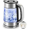 Amazon.com: Pukomc Electric Kettle Temperature Control with 4 Presets, Keep Warm 1.7L Electric ...