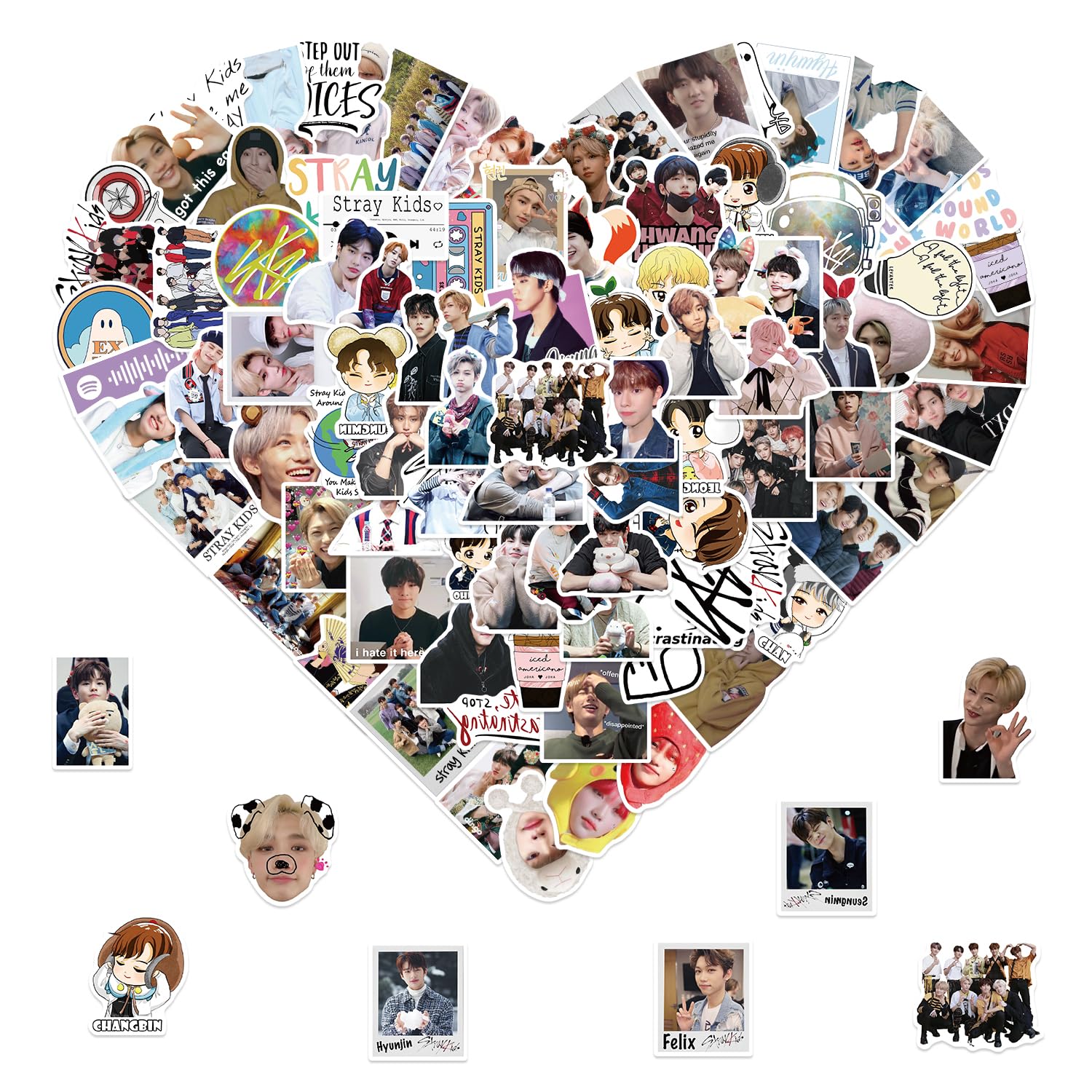 Mua Stray Kids Stickers Pack 100Pcs, Cute Kawaii Stickers for Kids ...