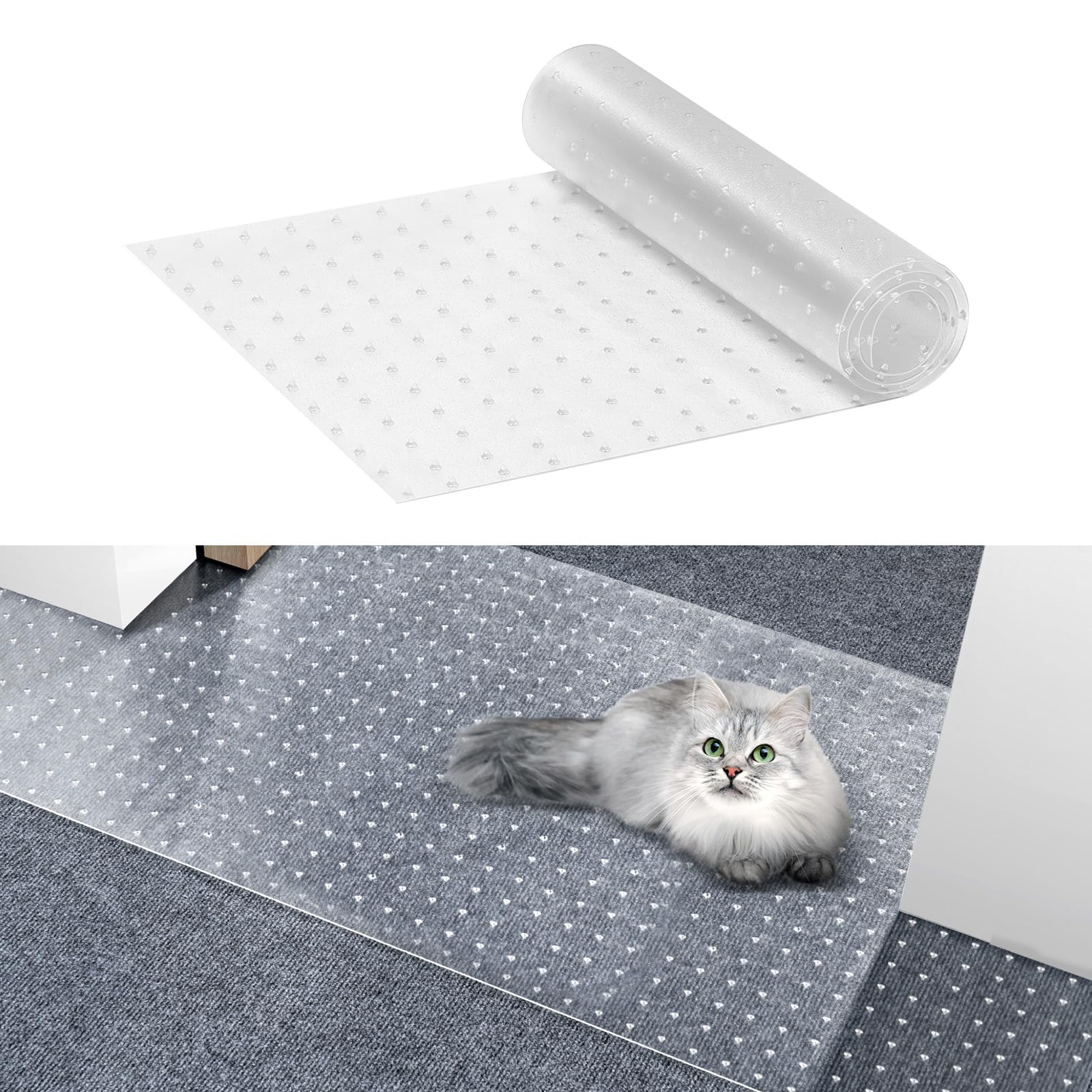 VEVOR Carpet Protector for Pets 2 Pack, 15" x 4' Scratch-Proof Cat ...