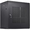 Amazon.com: VEVOR 12U Wall Mount Network Server Cabinet, 15.5'' Deep ...