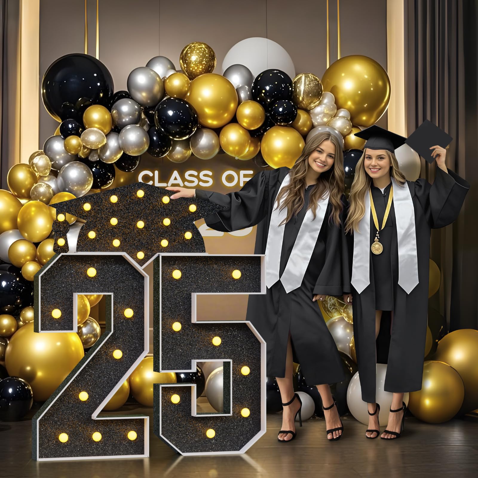 Joymuse 3FT Graduation Decorations 2025, 25 Numbers for Graduation ...