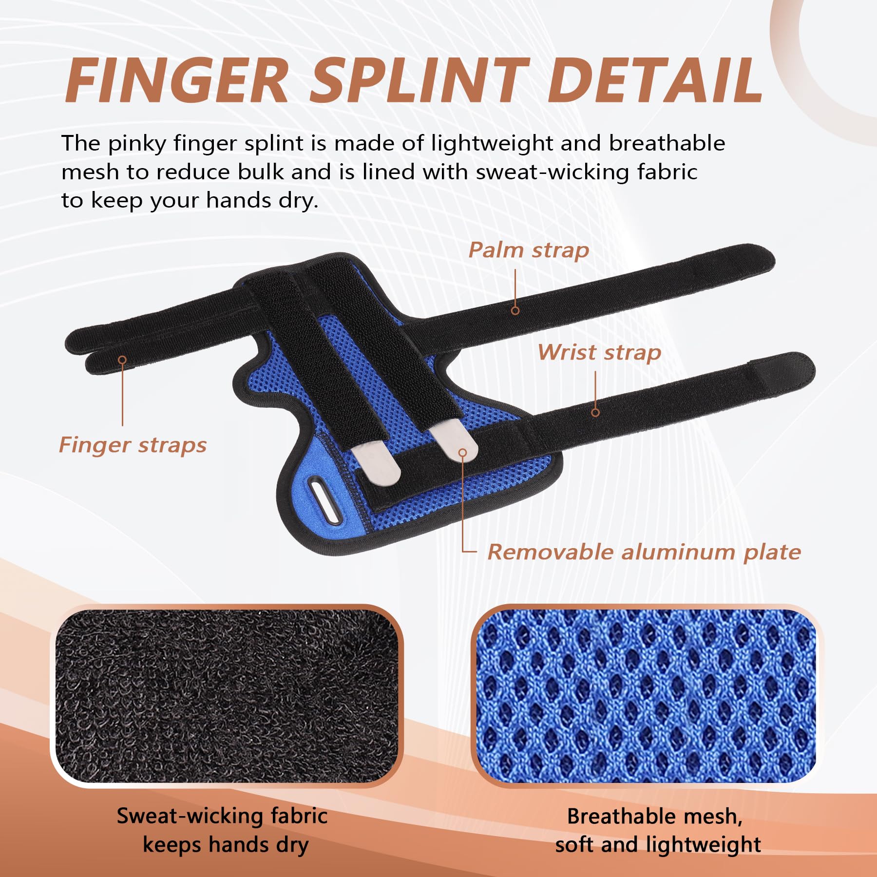 Mua Scurnhau Pinky Finger Splint, Metacarpal Splint for Boxer's ...