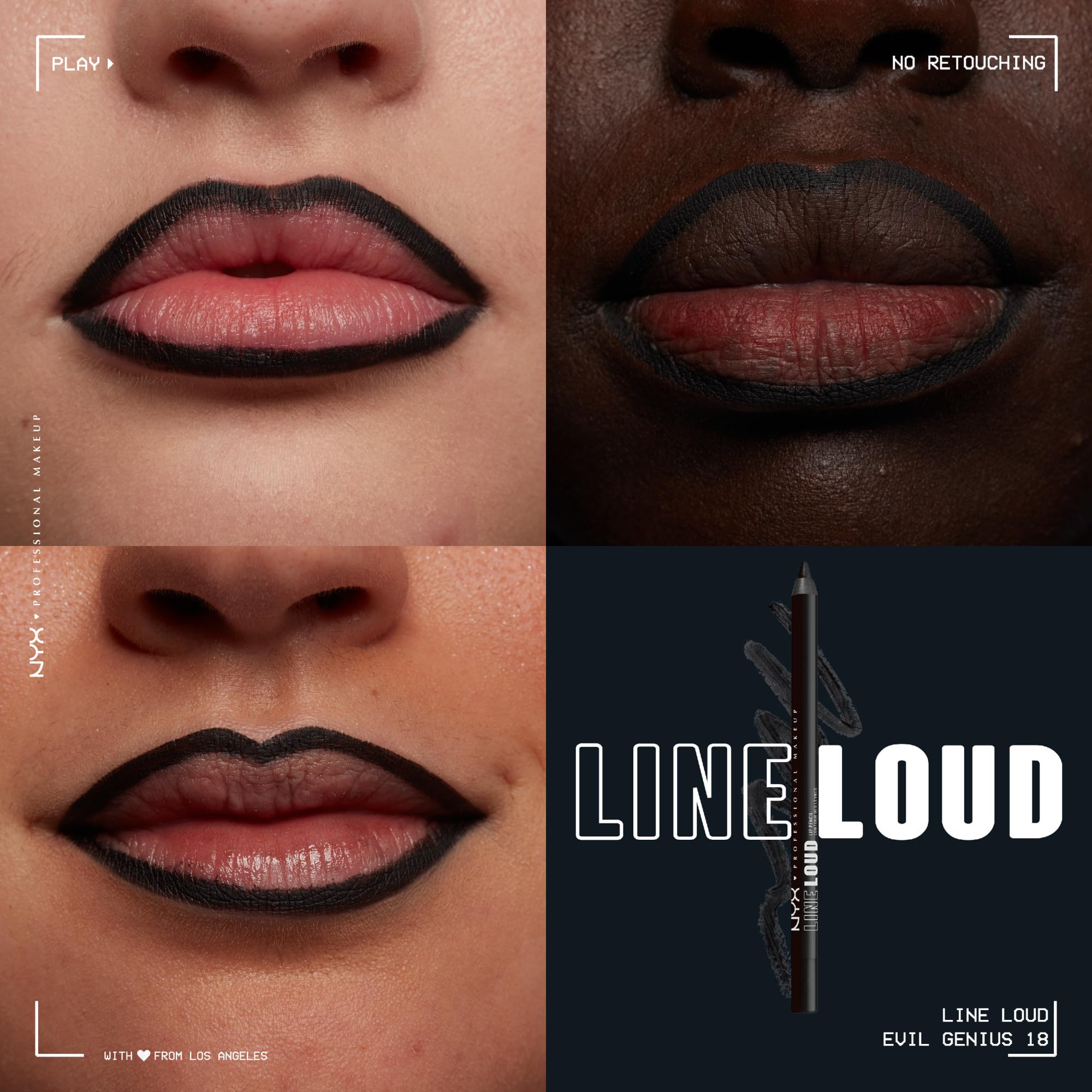 Mua NYX PROFESSIONAL MAKEUP Line Loud Lip Liner, Longwear and Pigmented ...