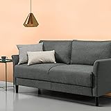 Amazon.com: Zinus Christine Armless Upholstered 66.1 Inch / Living Room ...