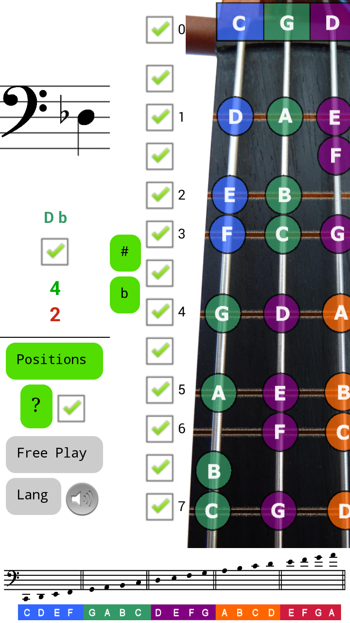 Cello Notes Sight Read Tutor:Amazon.fr:Appstore for Android