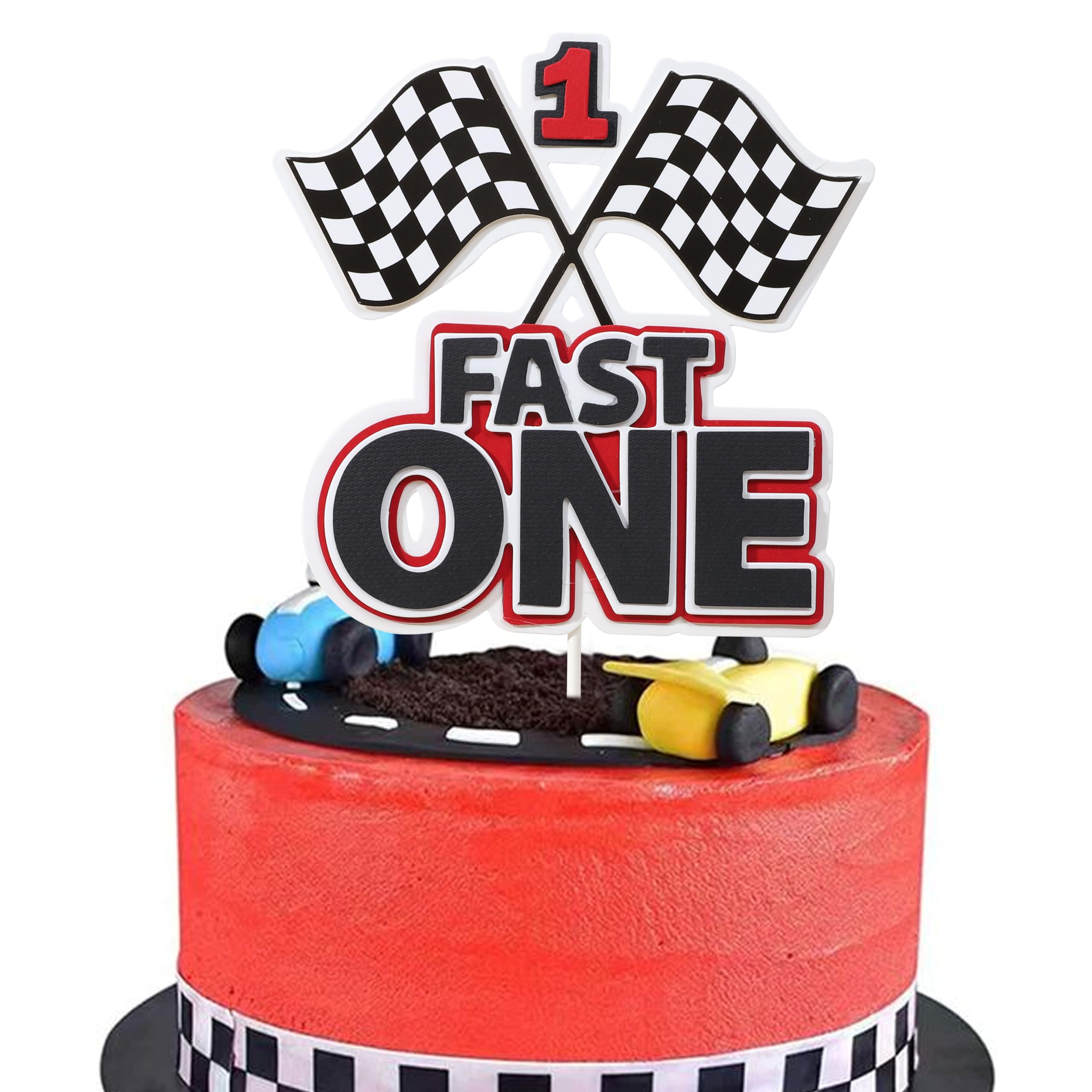 Mua Fast One Birthday Cake Topper - Fast One Birthday Decorations,Race ...