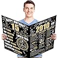 Amazon.com : Turypaty Large 15th Birthday Card With Envelope for Boys Girls, 2010 Black Gold ...