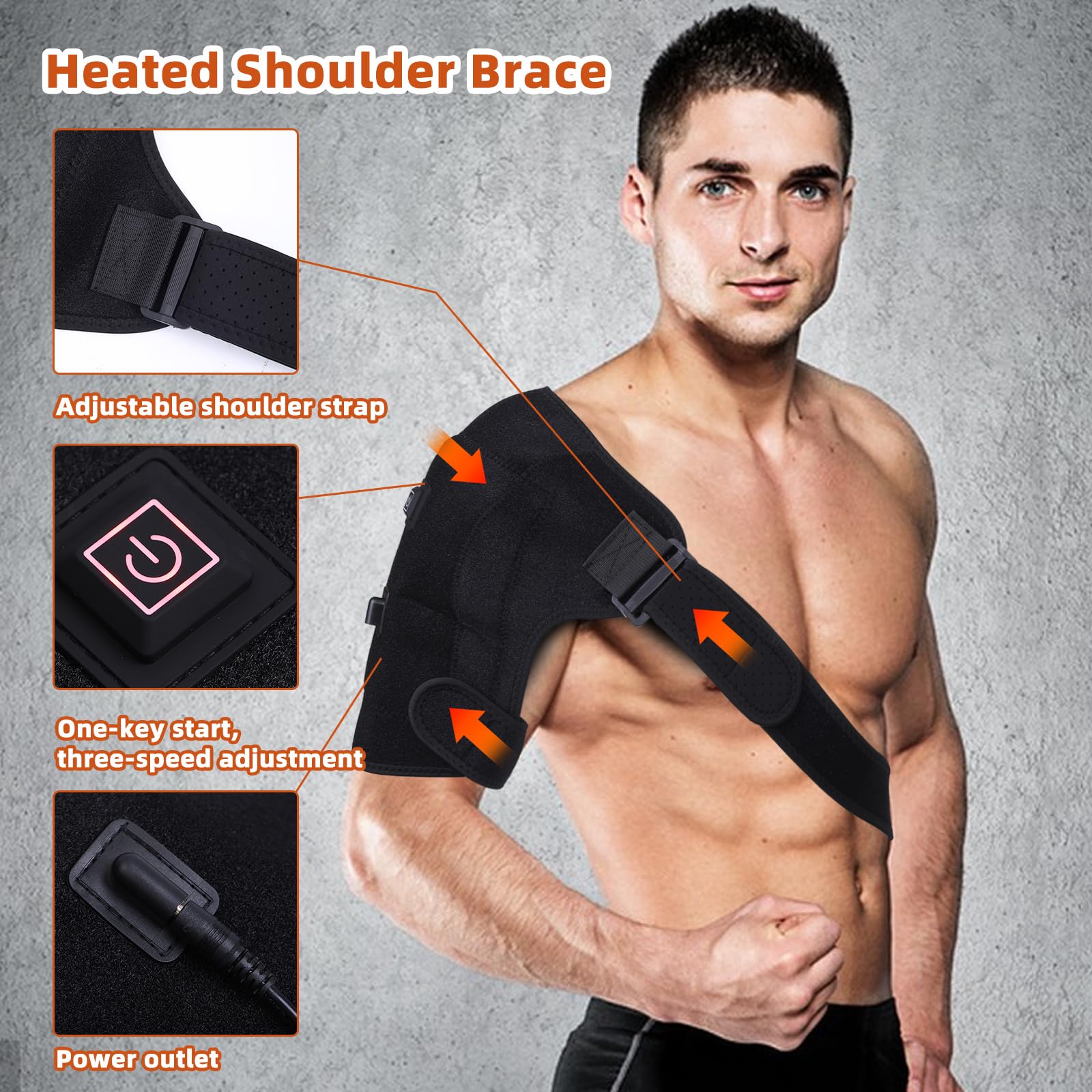 Mua Shoulder-Heating-Pad-Heated-Wrap - 3 Speed Adjustable Temperature ...