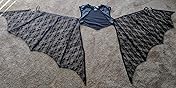Amazon.com: Leg Avenue Women's Lace Bat Wing Shrug, Black, One Size ...