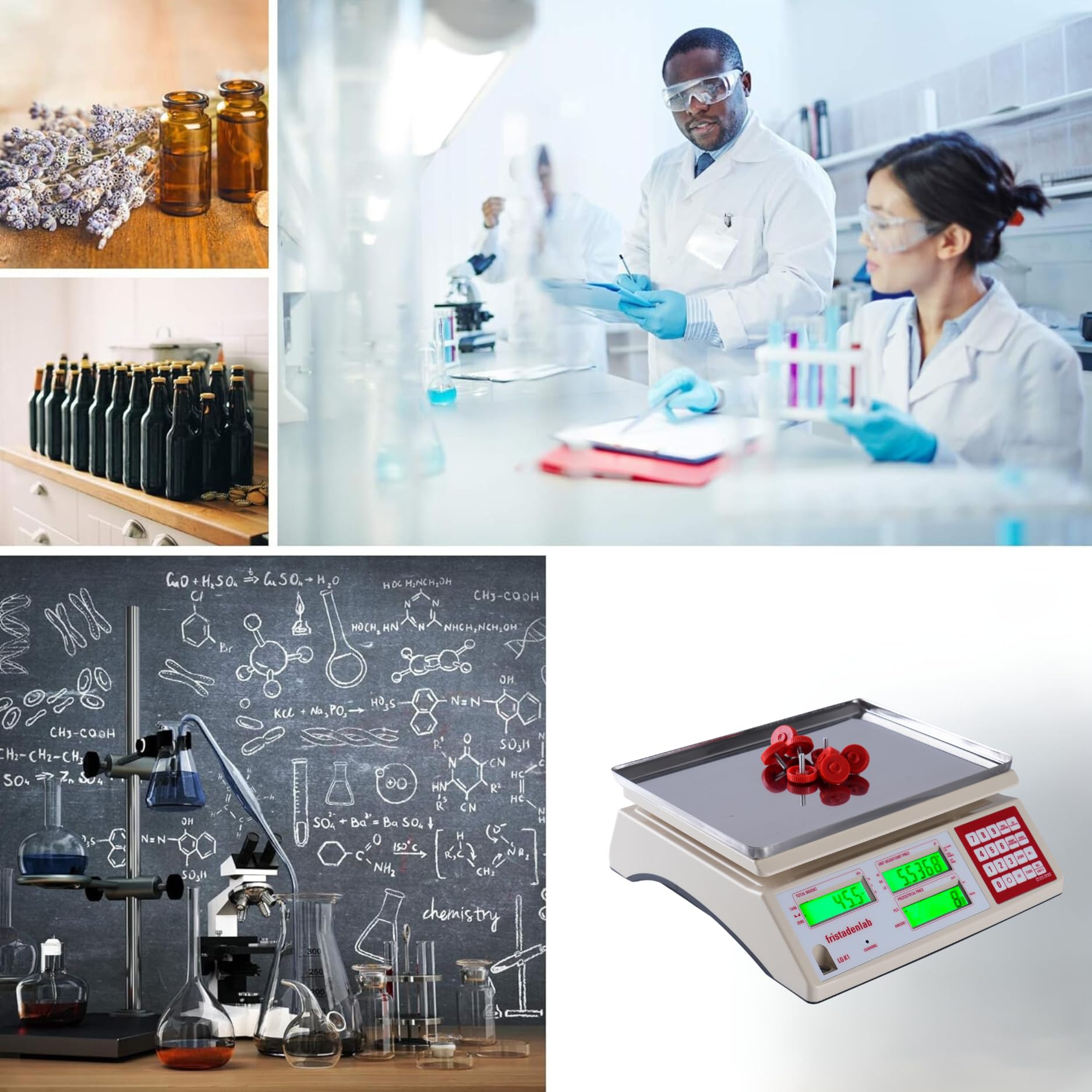 Fristaden Lab Counting Scale For Small Parts | High Capacity 30 Kg/66 ...