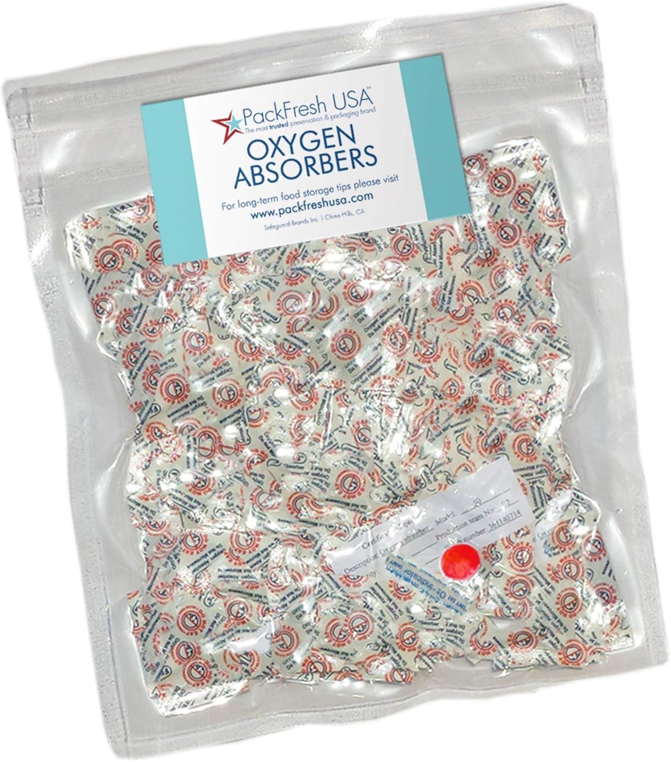 2000cc PackFreshUSA Oxygen Absorbers INDIVIDUALLY SEALED Long Term Food 2000cc-packfreshusa-oxygen-absorbers-individually-sealed-long-term-food