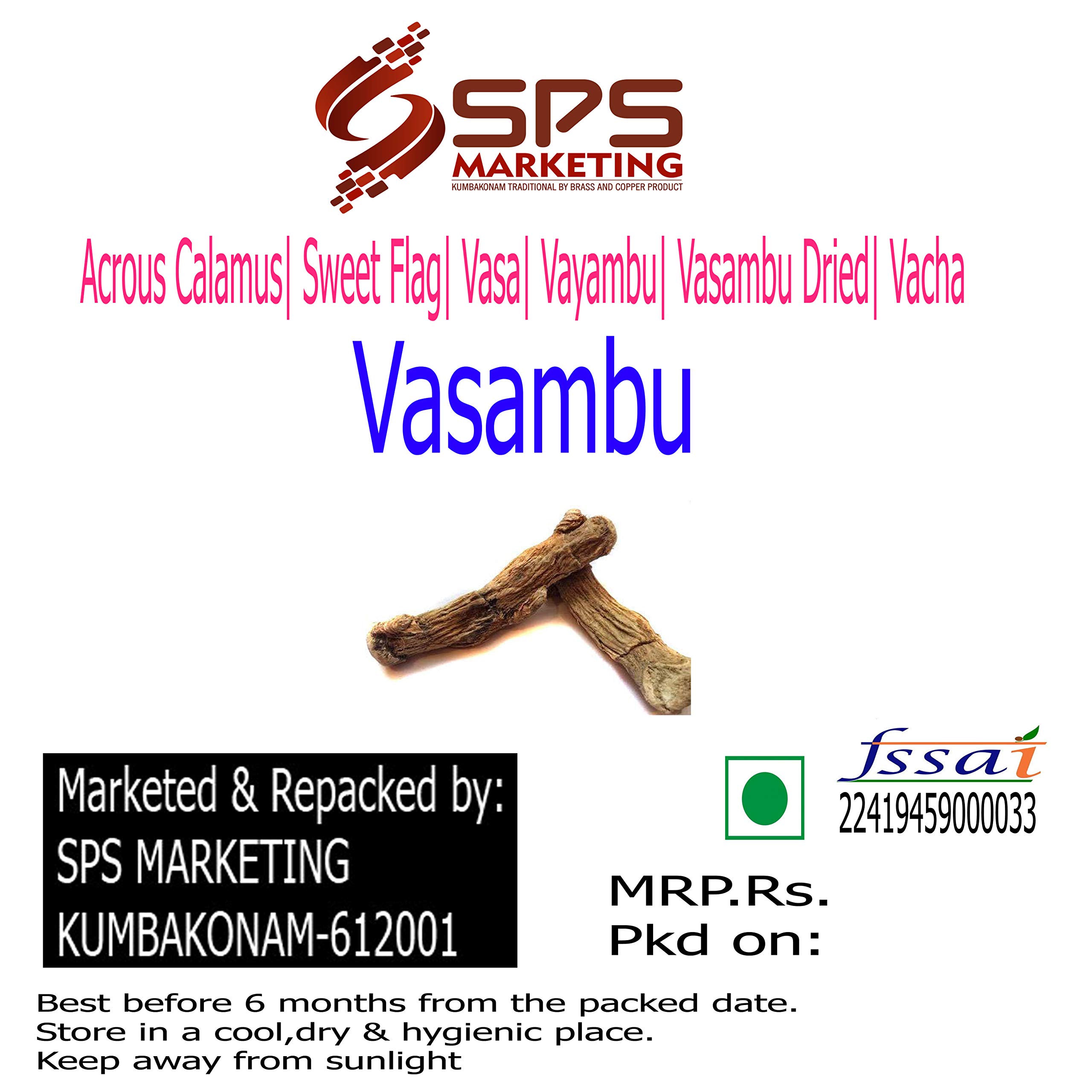 Buy SPS MARKETING Vasambu| Acrous Calamus| Sweet | Vasa| Vayambu ...
