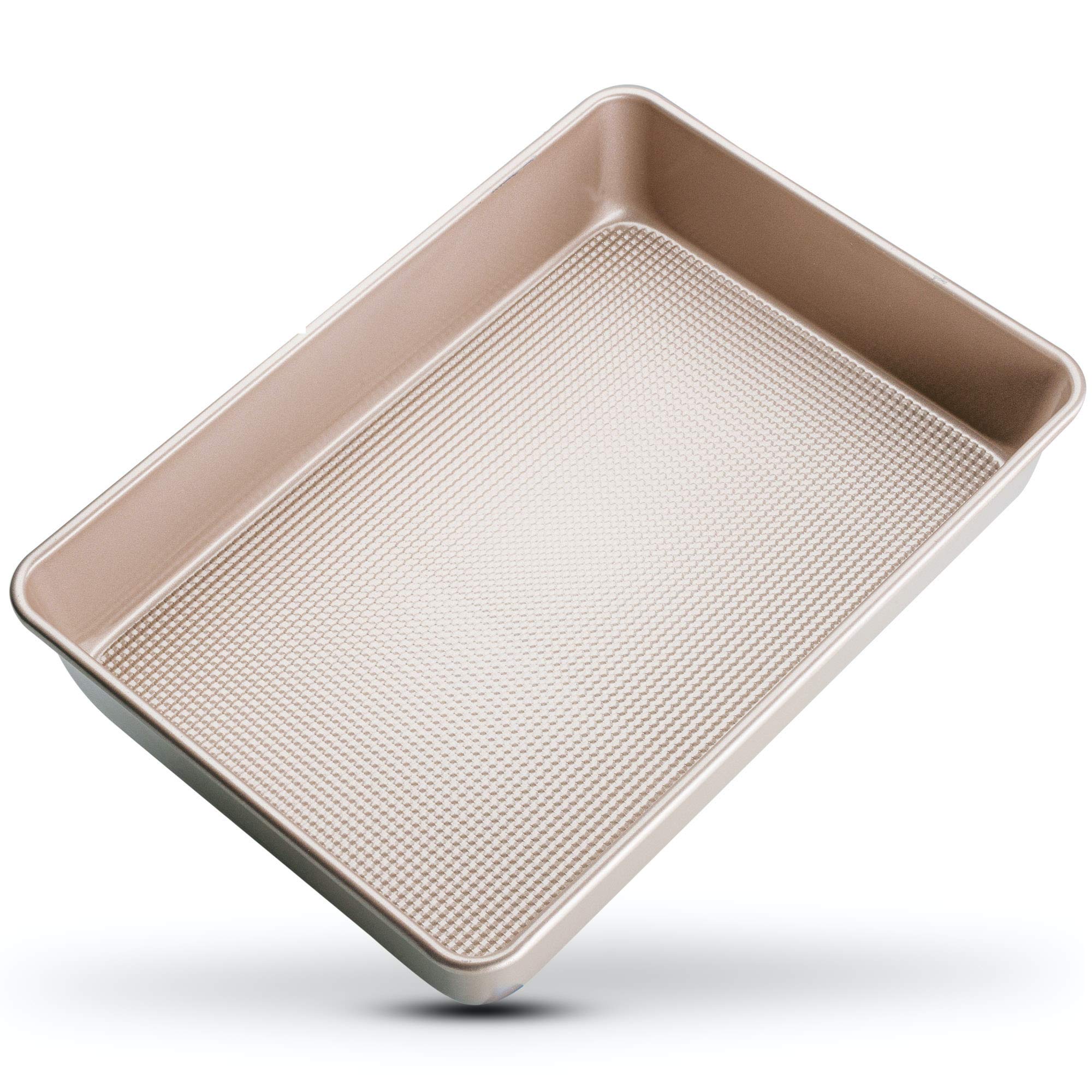 Ultra Cuisine 9x13 Inch Cake Baking And Brownie Pan - Easy Cleaning And ...