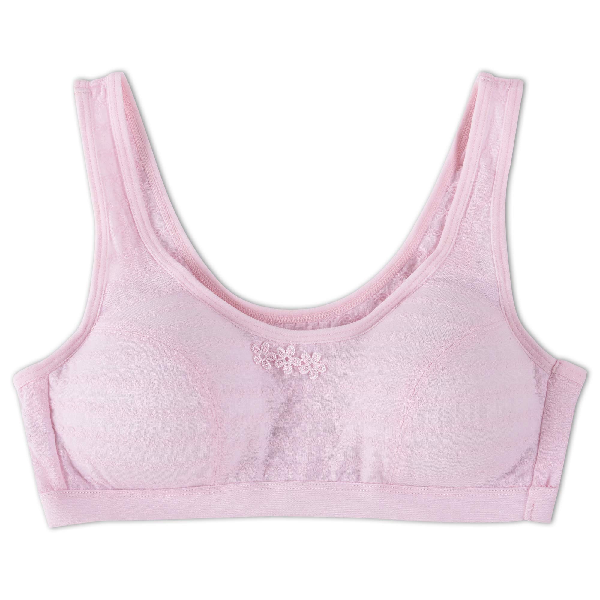 Wofee Puberty Growing Young Girls Soft Touch Jacquard Training Bra ...