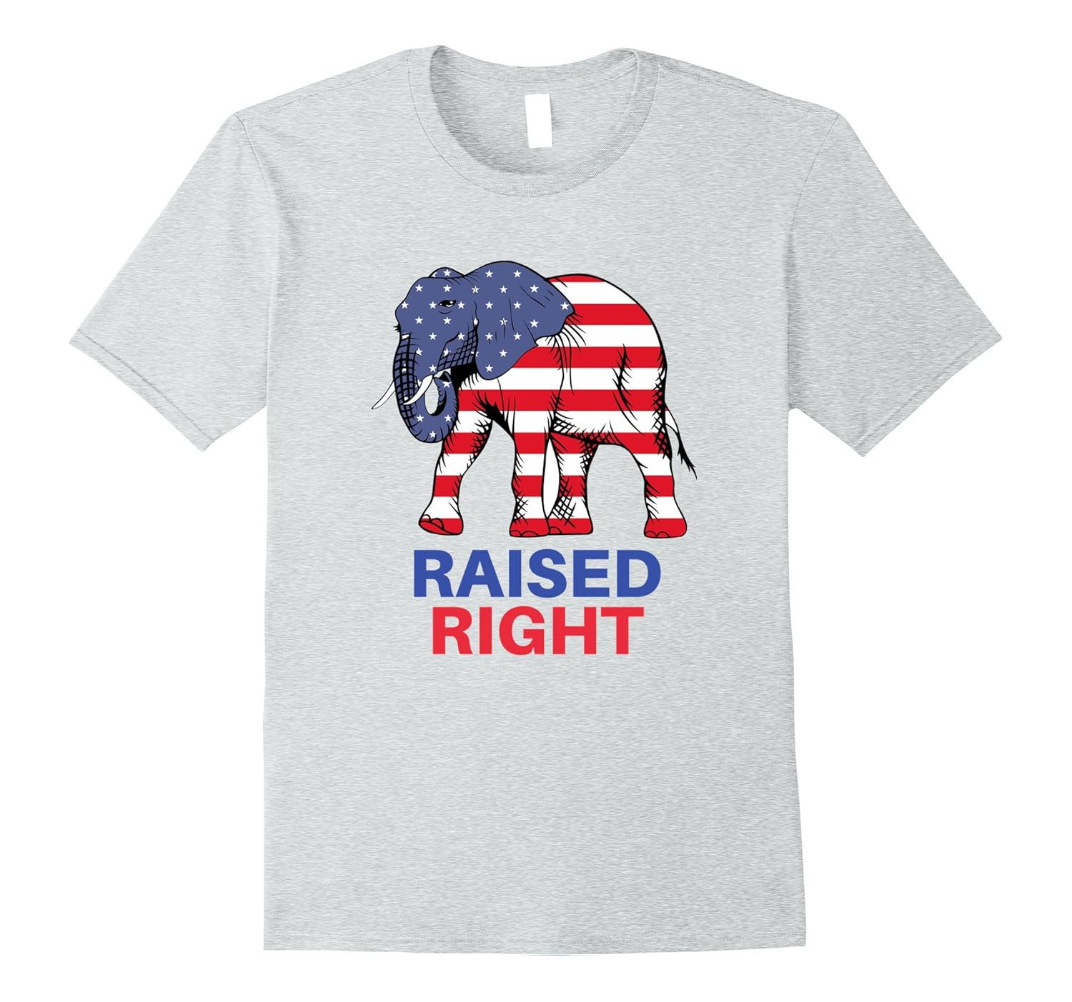 Raised Right Republican Elephant T-Shirt-Art – Artvinatee