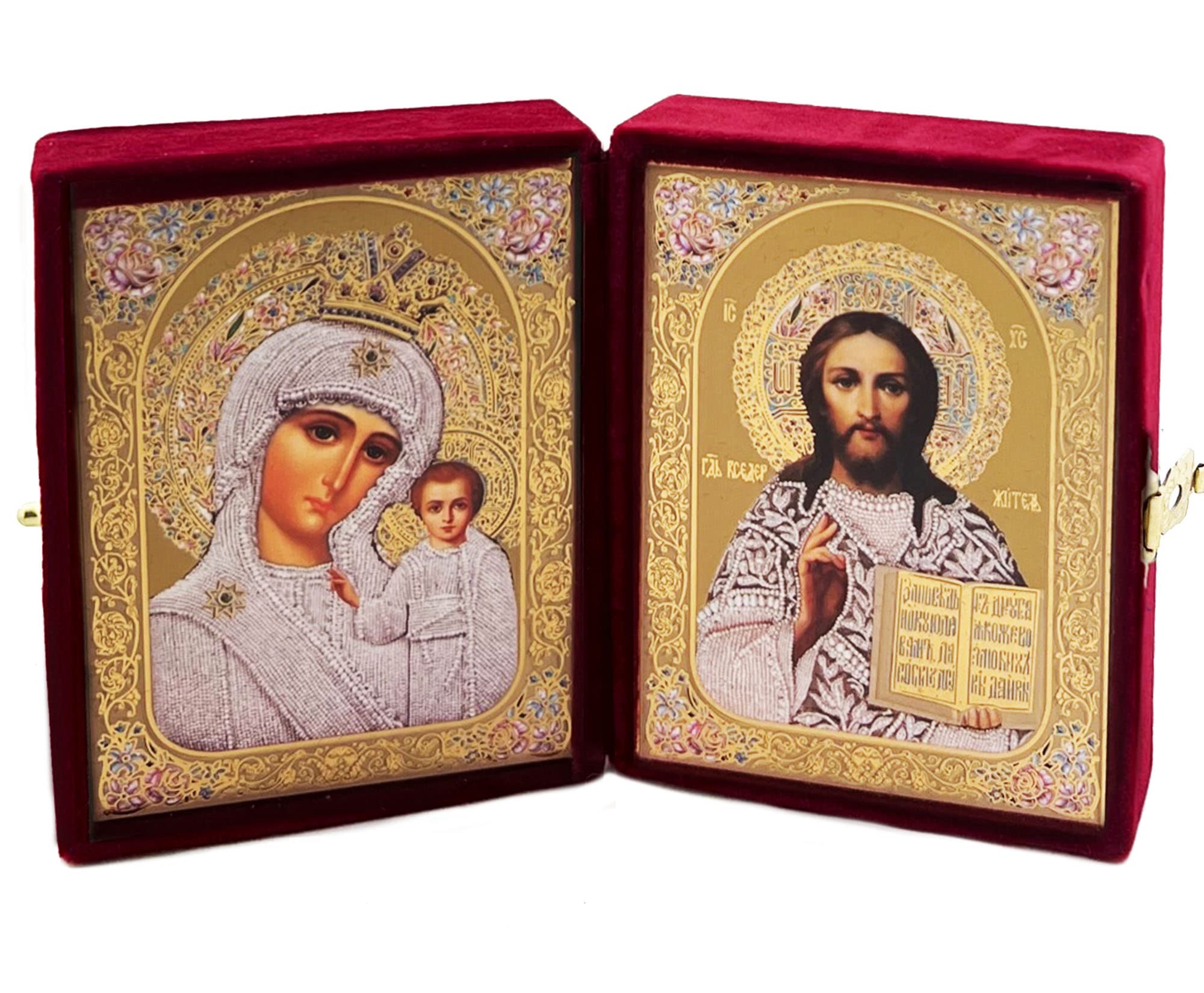 Mua Needzo Christ The Teacher and Madonna and Child Virgin of Kazan ...