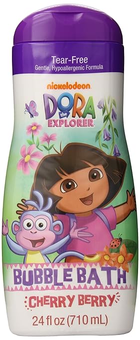 Amazon.com: Nickelodeon Dora the Explorer Bubble Bath, Cherry Berry, 24 ...