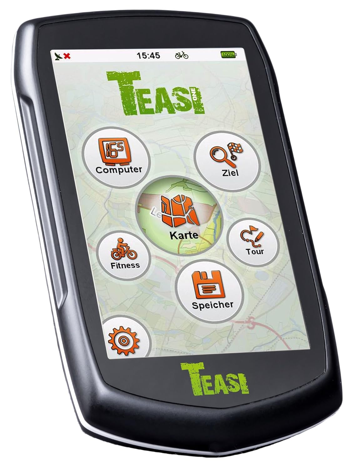 GPS portatili Teasi one² Navigatore e ciclocomputer con mappa ...