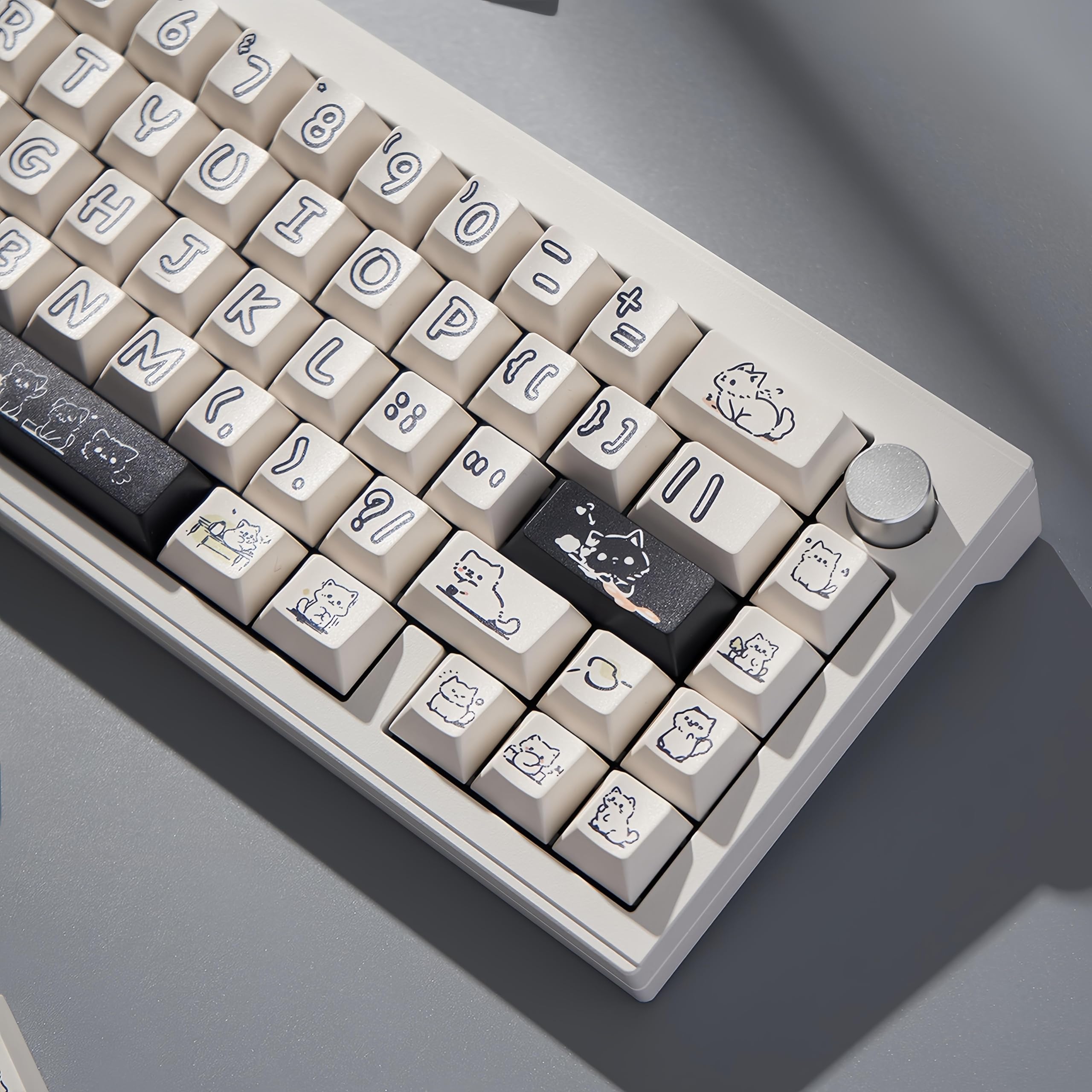 Mua PBT Keycaps Graffiti Cat Keycaps 148 Keys DYE-Sub Custom Keycaps ...