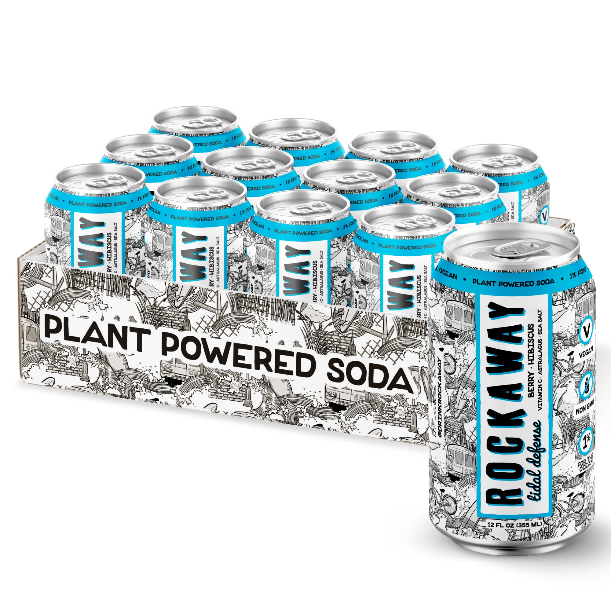 Mua Sparkling Water with Adaptogens, Plant Powered Soda - Berry ...