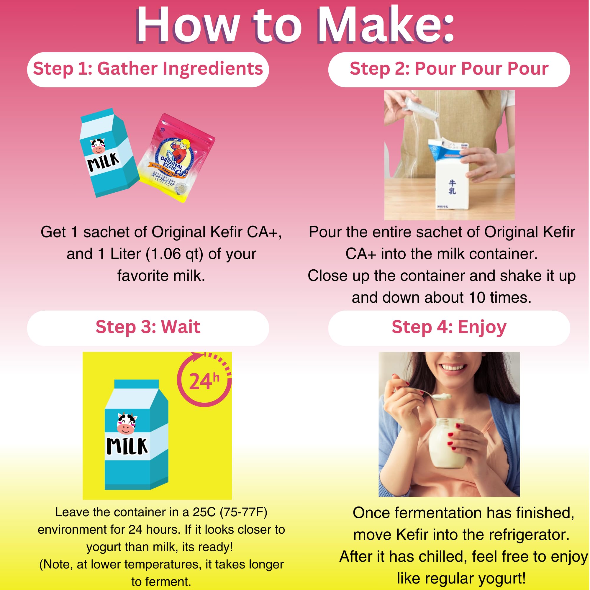 Mua Original Kefir Ca+ Japanese Kefir Starter Culture | Freeze Dried ...