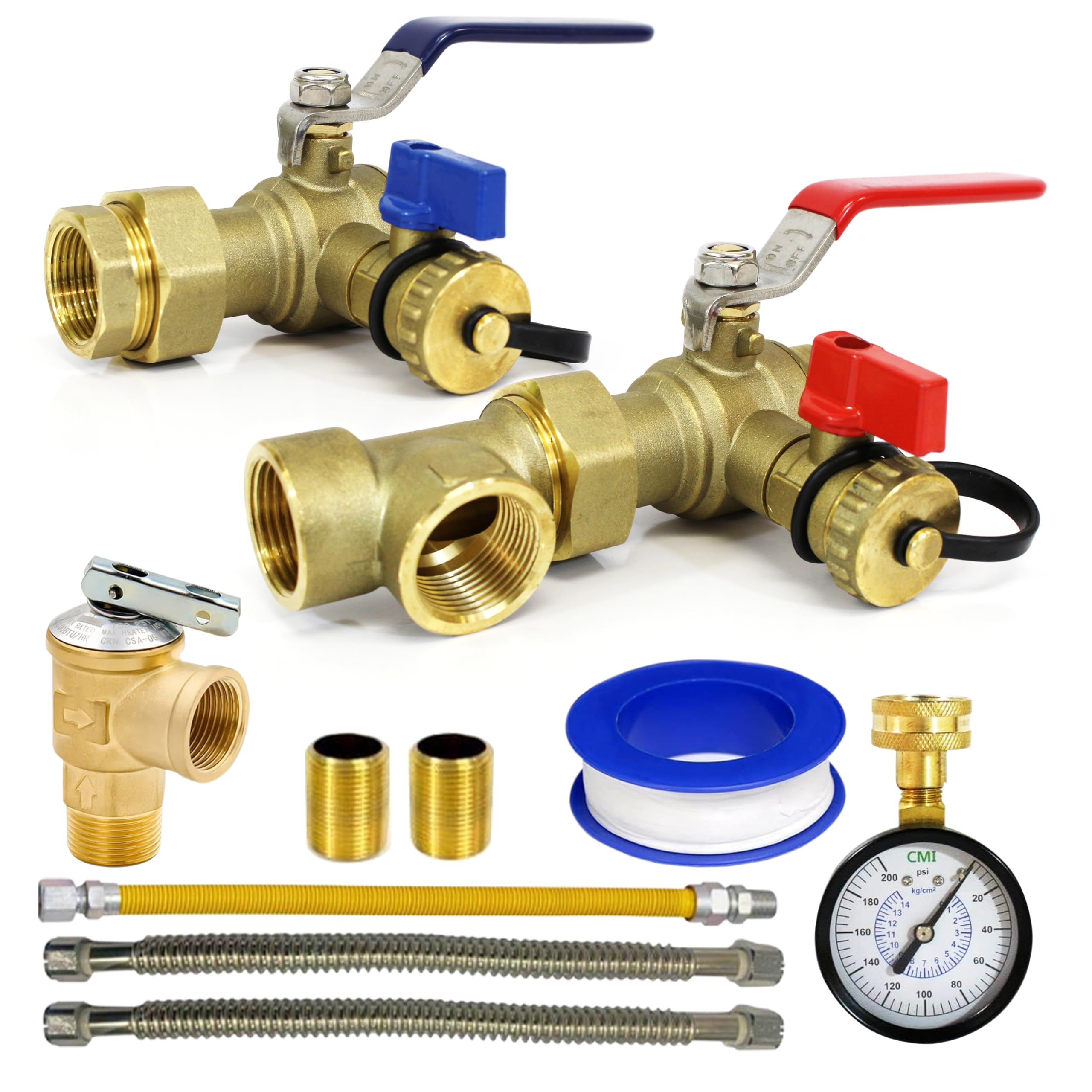 Mua 3/4 Inch IPS Female Threaded Complete Tankless Water Heater Valve ...