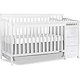 Amazon.com : Dream On Me 5-in-1 Brody Convertible Crib with Changer in ...