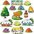 Amazon.com: 40 Pcs Camping Bulletin Board Decorations Set Welcome ...