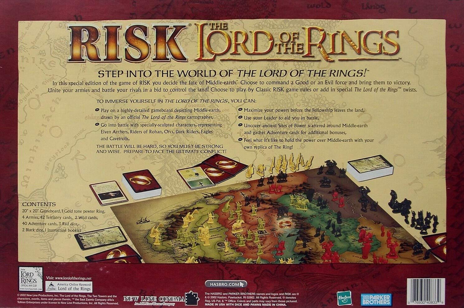 Mua Risk Lord of the Rings The Middle-Earth Conquest Game trên Amazon ...