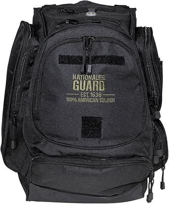 Amazon.com: MFH US National Guard Backpack Black: Clothing