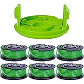 Amazon.com : Greenworks 0.065" Single Line Auto-Feed String Trimmer Spools (6-Pack ...