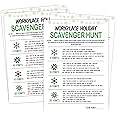 Amazon.com: Workplace Holiday Scavenger Hunt,Office Holiday Party Games ...