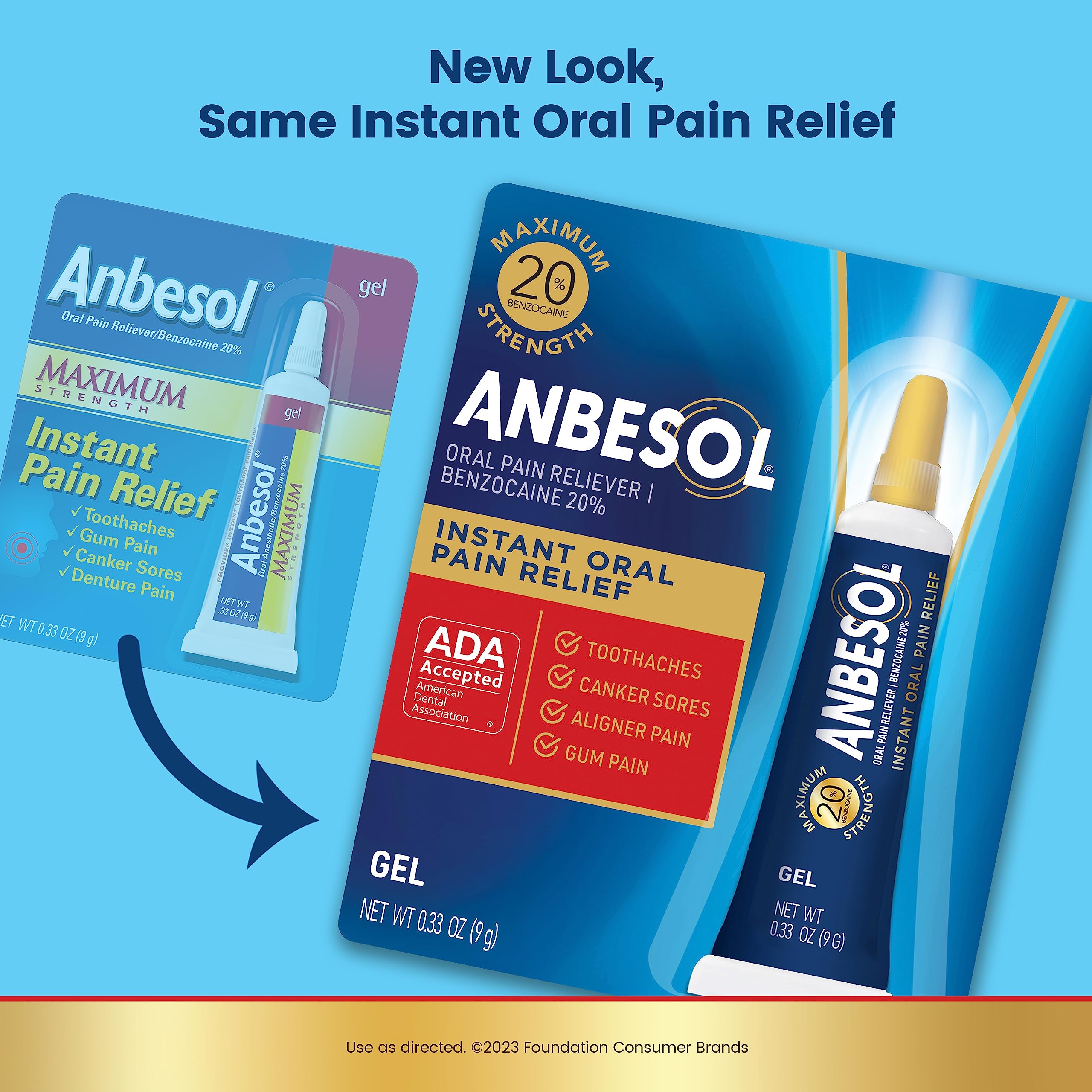 Mua Anbesol Maximum Strength Oral Pain Relief Gel, Instant Pain Relief ...