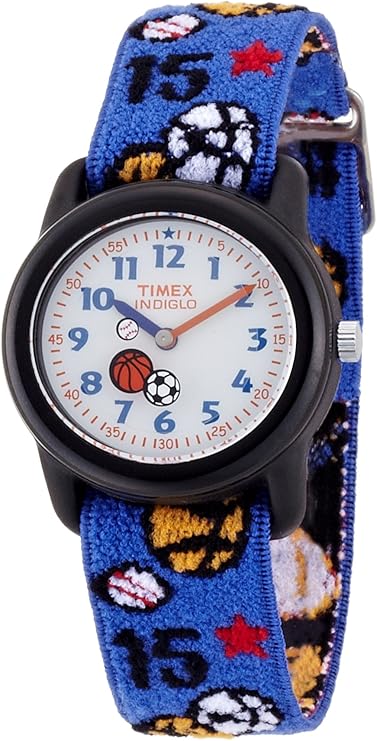 Timex Youth Boys Sports Time Teacher Fabric Strap Watch - T752014E ...