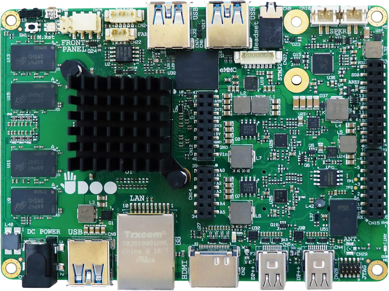 UDOO X86 ULTRA with Intel N3710, DDR3L 8 GB Dual Channel, EMMC 32 GB ...