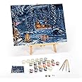 Amazon.com: Ledgebay DIY Paint by Numbers Kit for Adults Framed Canvas ...