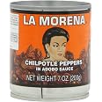 Amazon.com : La Morena Chipotle Peppers in Adobo Sauce, 7-Ounce Tins ...